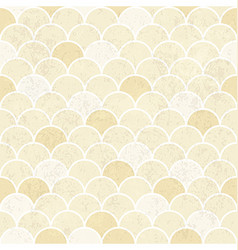 Gold glitter fish scale seamless pattern Vector Image