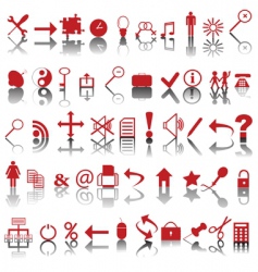 Misc icons Royalty Free Vector Image - VectorStock