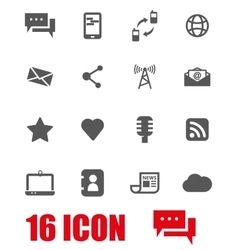Communication icon set 2 Royalty Free Vector Image