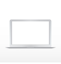 Laptop isolated on white background Royalty Free Vector