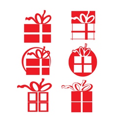 Fast gift logo icon design Royalty Free Vector Image
