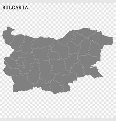 High quality map with borders Royalty Free Vector Image