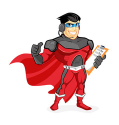 Pest control mascot cartoon Royalty Free Vector Image