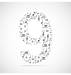 Music notes Royalty Free Vector Image - VectorStock