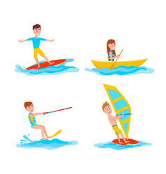 Swimming sport and activity Royalty Free Vector Image