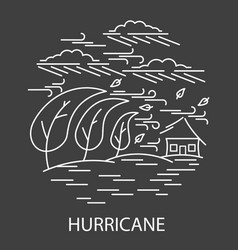 Natural disaster icons collection Royalty Free Vector Image