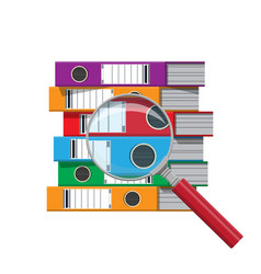 Flashcard letter m is for magnifying glass Vector Image