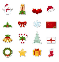 Christmas Icons design elements and text set Vector Image