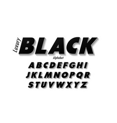 Blurred style font design alphabet letters Vector Image