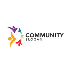 Community people icon graphic design template Vector Image