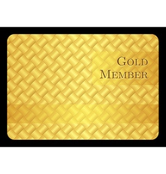 Luxury golden card with vintage pattern Royalty Free Vector