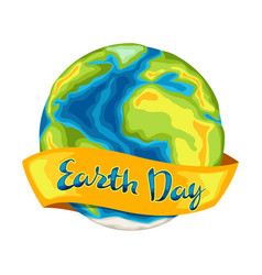 Happy earth day seamless pattern Royalty Free Vector Image