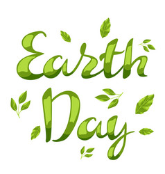 Happy earth day seamless pattern Royalty Free Vector Image
