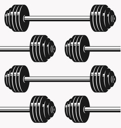 Seamless pattern gym club Royalty Free Vector Image