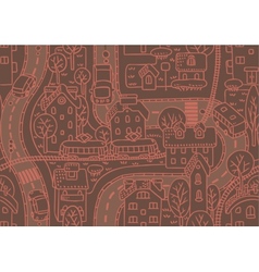 Road seamless pattern Royalty Free Vector Image