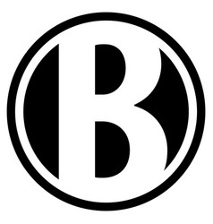 Round style minimalistic font alphabet Royalty Free Vector