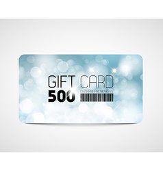 Modern simple gift card template Royalty Free Vector Image