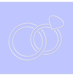 Bride and groom contours vector by oksanaok - Image #650208 - VectorStock