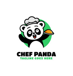 Logo cooking cute cartoon style Royalty Free Vector Image