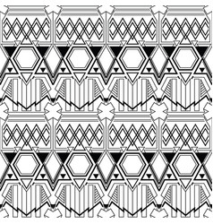 Abstract geometric seamless monochrome Royalty Free Vector