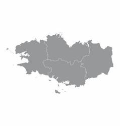 Lindau bodensee grey county map bavaria germany Vector Image