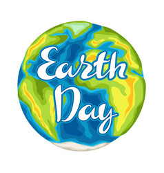 Happy earth day seamless pattern Royalty Free Vector Image