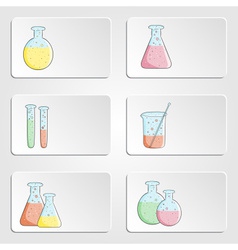 Chemical laboratory banners Royalty Free Vector Image