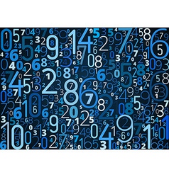 Number background Royalty Free Vector Image - VectorStock