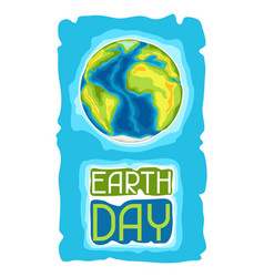 Happy earth day seamless pattern Royalty Free Vector Image