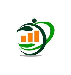 Economic growth design Royalty Free Vector Image