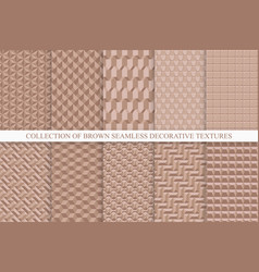 Abstract hand drawn seamless background patterns Vector Image