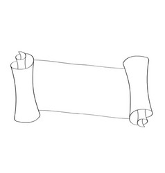 Scroll banner Royalty Free Vector Image - VectorStock