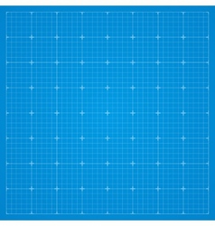 Blueprint blank drawing template with blue Vector Image