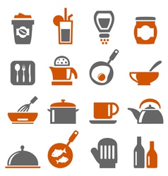Kitchen symbols Royalty Free Vector Image - VectorStock