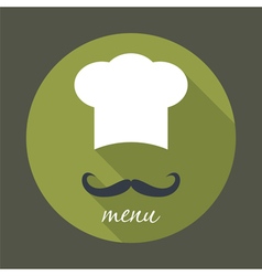 Chef cook food gold logo Royalty Free Vector Image