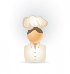 Chef woman gesturing ok Royalty Free Vector Image