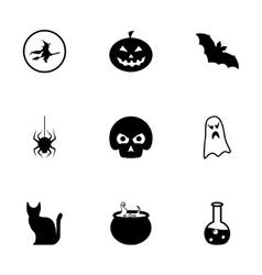 Halloween icons Royalty Free Vector Image - VectorStock