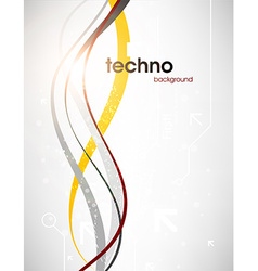 Lux background with flames Royalty Free Vector Image