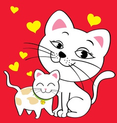 Hello cat Royalty Free Vector Image - VectorStock