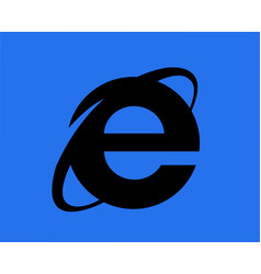 Microsoft edge browser brand logo symbol with name