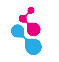 Hydrogen chloride hcl molecule chemical structure Vector Image