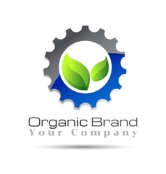 People gear cog cogs logo icon Royalty Free Vector Image