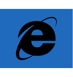 Microsoft edge browser brand logo symbol with name