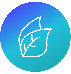 Flat-icon-betel-leaf Royalty Free Vector Image