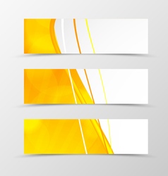 Curve black yellow header design background Vector Image