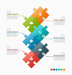 Timeline chart infographic design for data Vector Image