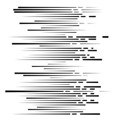 Horizontal speed lines for comic books Royalty Free Vector