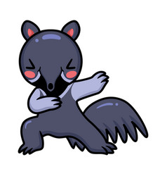 Cute anteater cartoon Royalty Free Vector Image