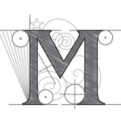 E Royalty Free Vector Image - VectorStock