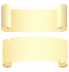 Scroll papers Royalty Free Vector Image - VectorStock